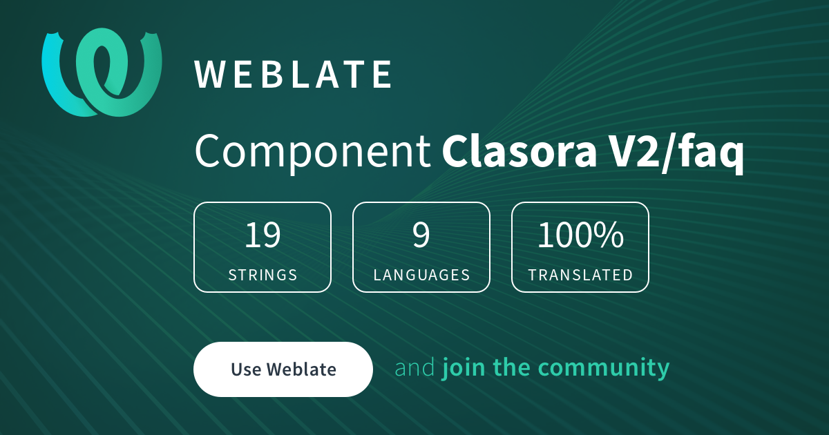 Clasora V2/faq @ Clasora Localization